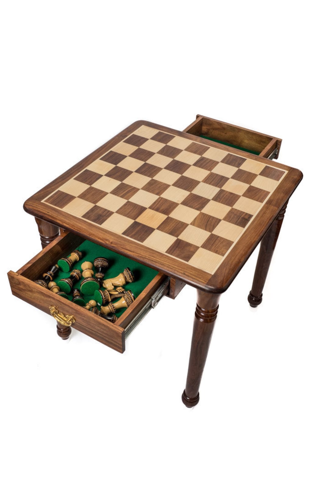 WOODEN CHESS TABLE 21" - Etsy