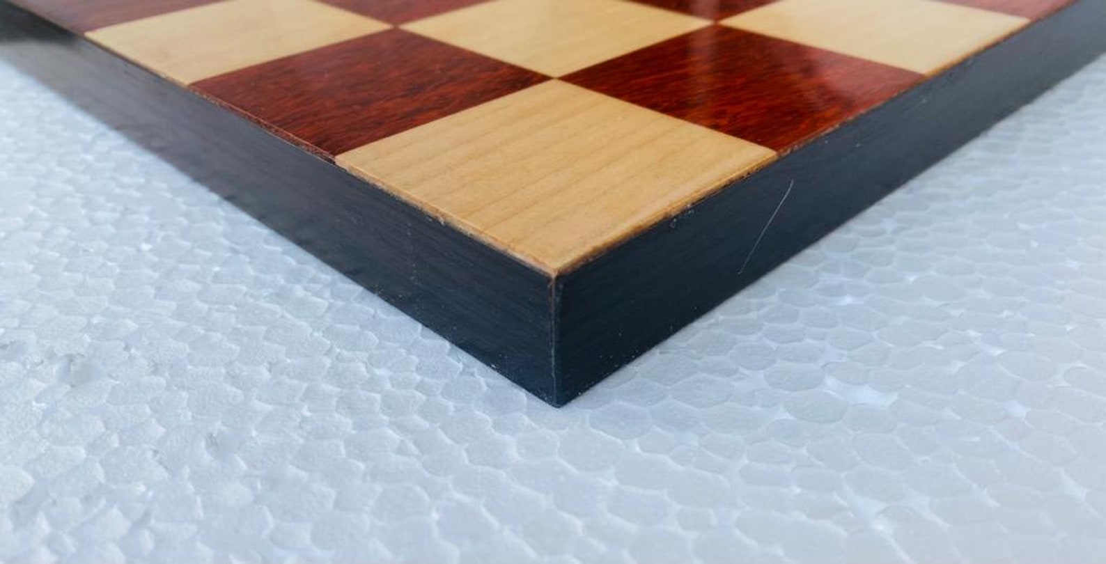 Red Wood(padauk) Sleek Wooden Chess Board 16” - Etsy