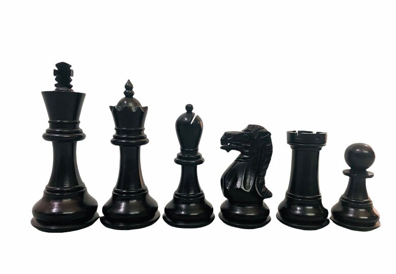 Legend Staunton 4 Double Weighted Chess Pieces in - Etsy