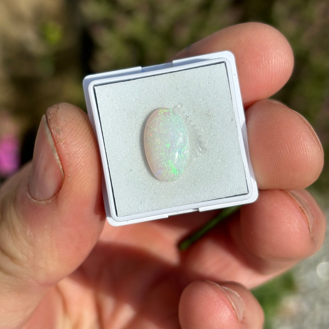 1.90 Carat Lambina Crystal Oval Cut Opal Australian Loose Gemstone ...