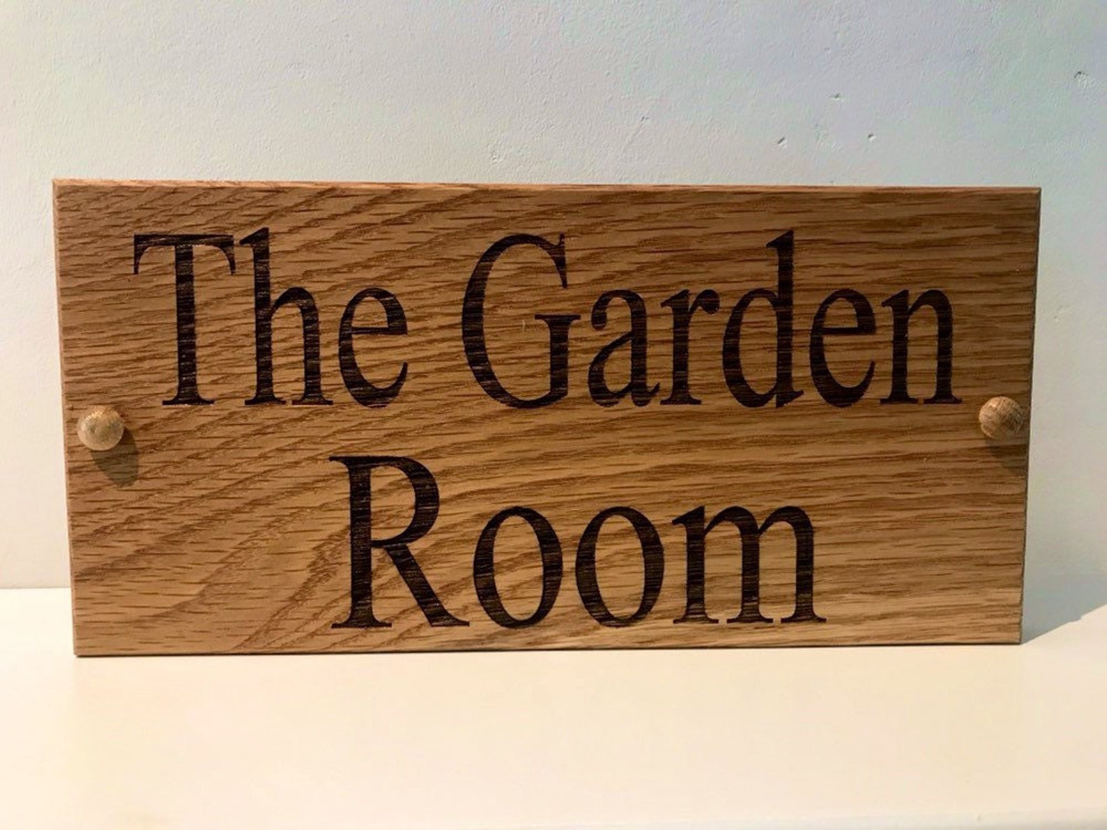 Custom Solid Wooden Oak House Name Sign - Etsy UK