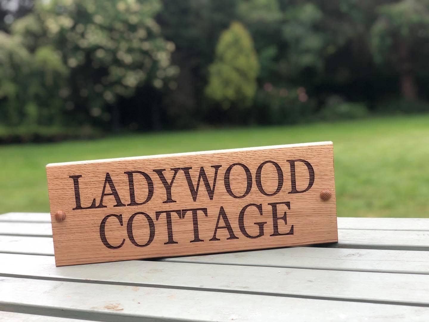 Custom Solid Wooden Oak House Name Sign - Etsy UK