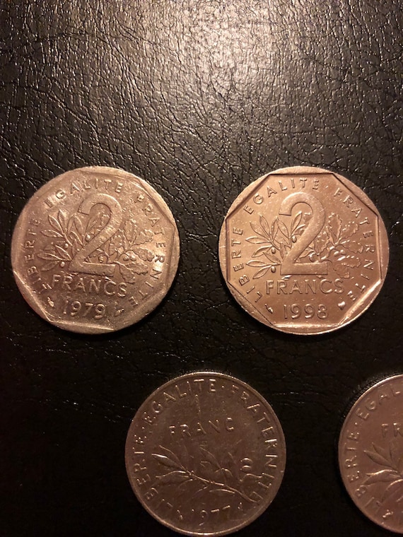 Franc French Coins rare 1960 1 Franc | Etsy