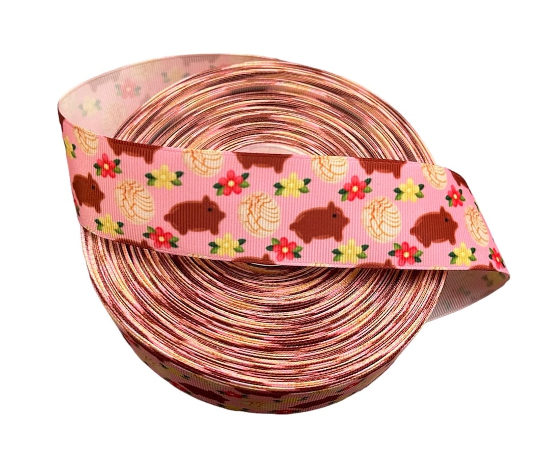 1.5 Mexican Themed Ribbon, Mexican Ribbon, Ribbon for Bows, Craft ...