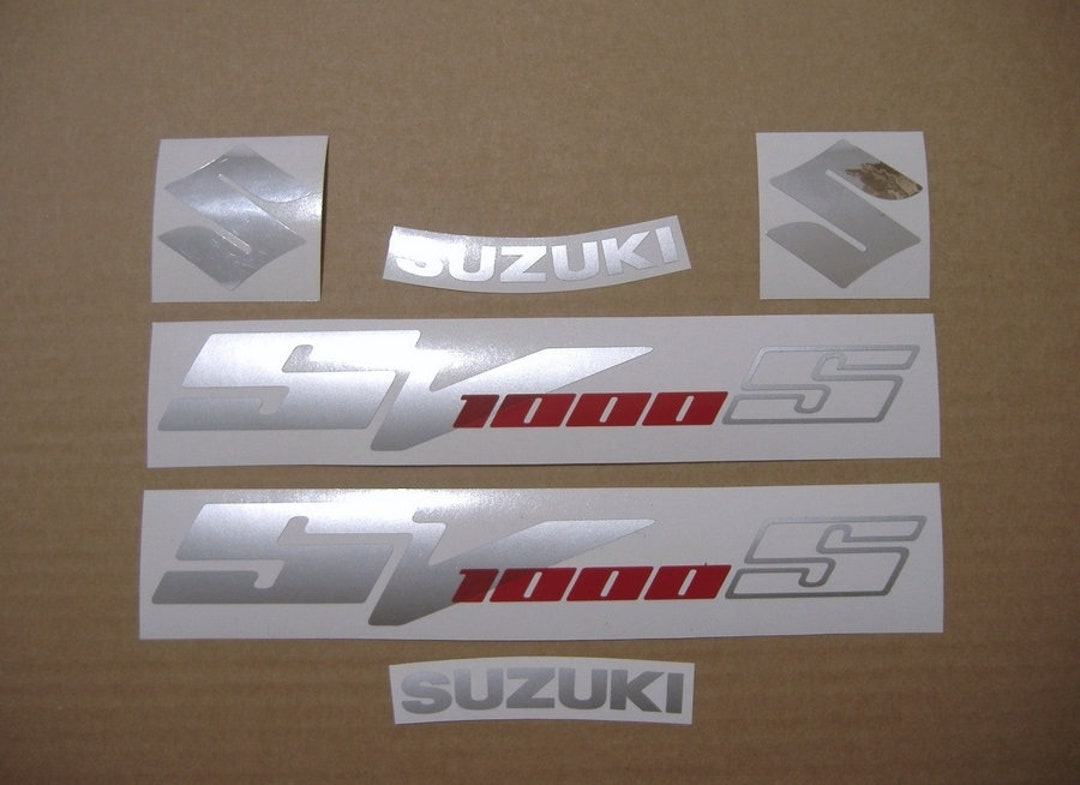 Suzuki Sv 1000s 2004 2007 Full Decals Set Stickers Kit Graphics Set ...