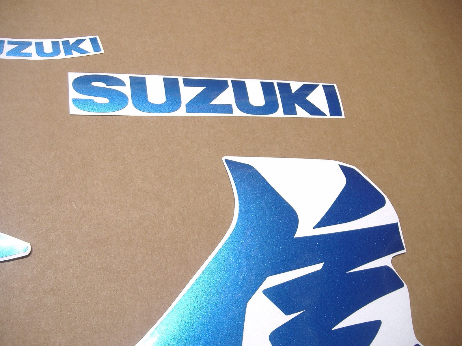 Suzuki Hayabusa 2021 - Onwards Custom Pearl Blue Color Decals Set ...