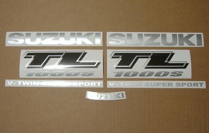 Suzuki TL1000S 2000-2001 Complete Aftermarket Decals Stickers Kit ...
