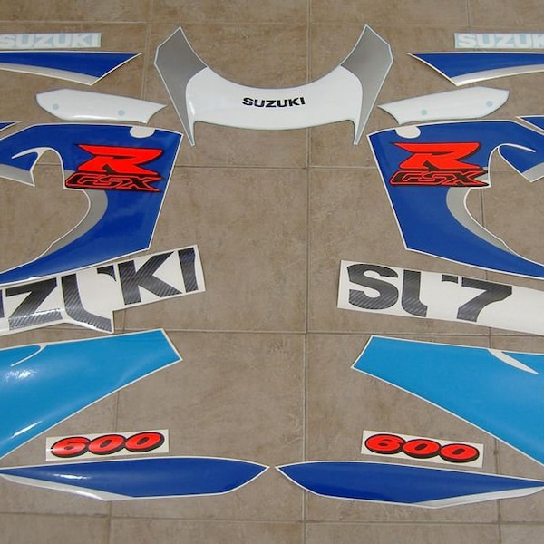 Suzuki Gsxr 600 Stickers - Etsy