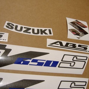 Suzuki SV 650 S Complete Decals Sticker Kit Graphics Set Replacement ...