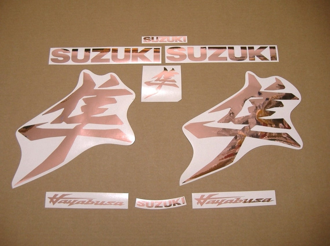 Suzuki Hayabusa New Logo 2021 Black Custom Aftermarket Decals | Etsy
