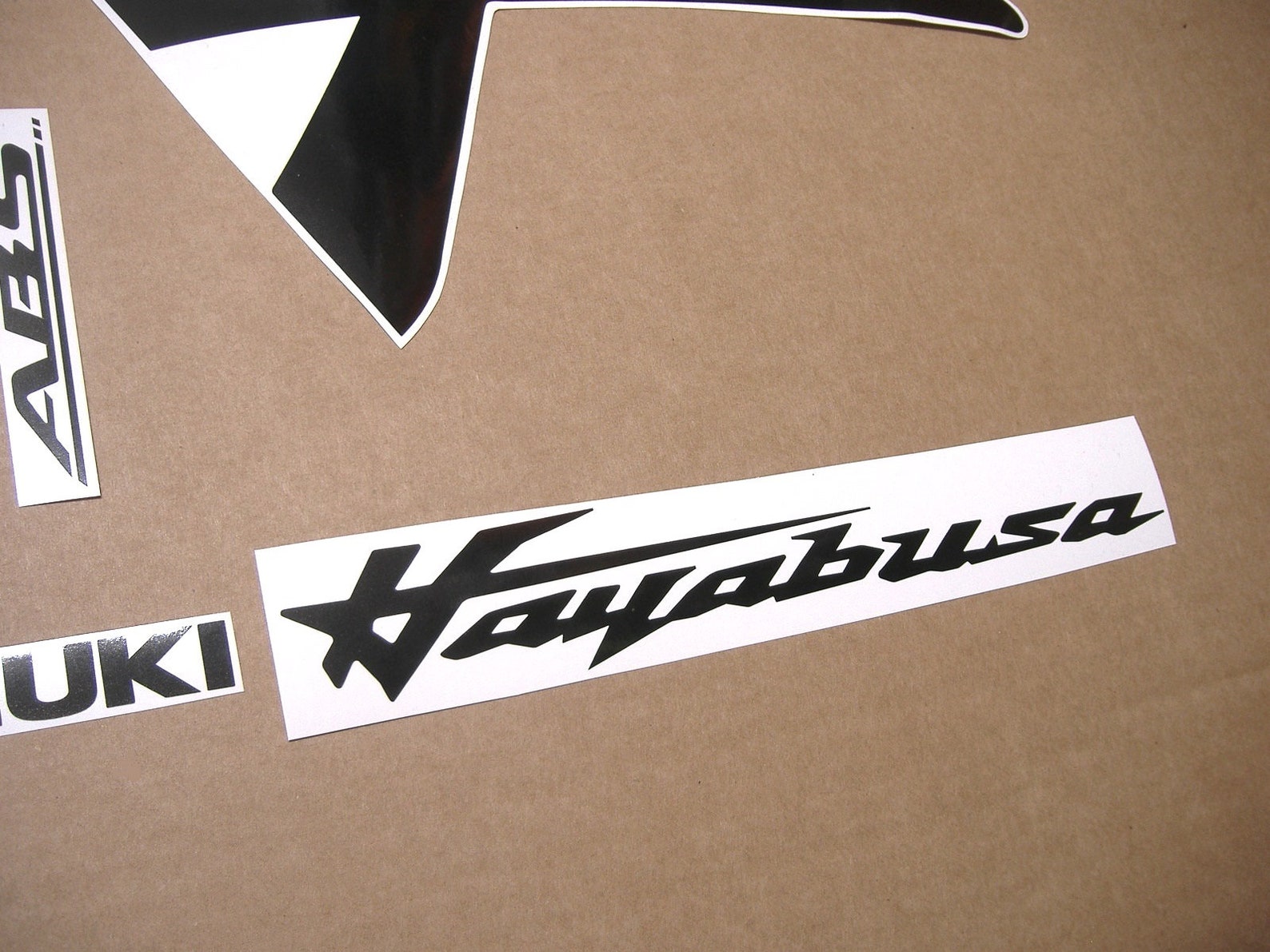 Suzuki Hayabusa 2021 - Onwards Custom Gloss Black Color Decals Set ...