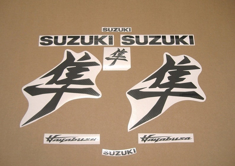 Suzuki Hayabusa New Logo 2021 Black Custom Aftermarket Decals - Etsy