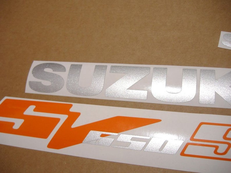 Suzuki SV650S 2003 2004 Replacement Decals Stickers Kit Set - Etsy