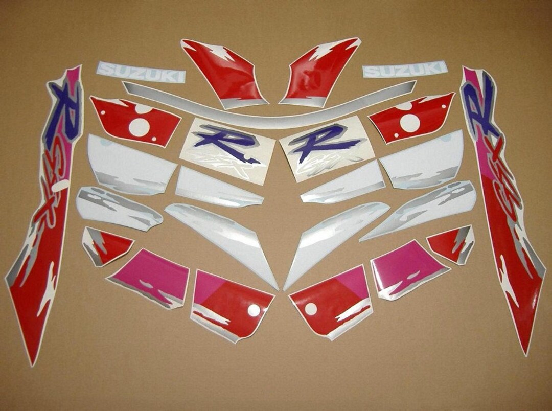 Suzuki GSXR 750 WP 1993 Full Replacement Decals Kit Replica Stickers ...