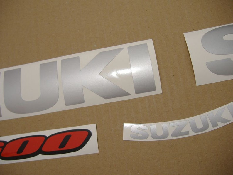 Suzuki GSX-R 600 2007 Full Replacement Decals Stickers Set Reproduction ...
