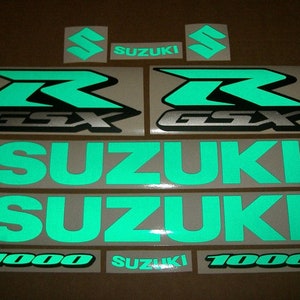 Suzuki GSX-R 600 /750 /1000 Reflective Green Customized Replacement ...
