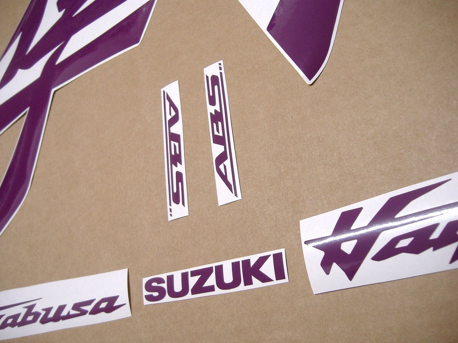 Suzuki Hayabusa 2021 - Onwards Custom Purple Color Decals Set Stickers ...