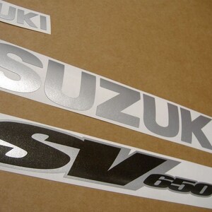 Suzuki SV650S 2000 Replacement Decals Stickers Kit Set Reproduction ...