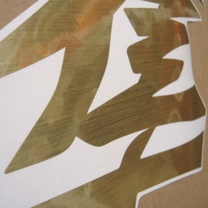 Suzuki Hayabusa 2021 - Onwards Custom Brushed Gold Color Decals Set ...