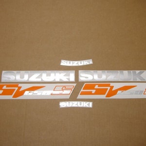 Suzuki Sv650s Full Aftermarket Decals Stickers Kit Reproduction ...