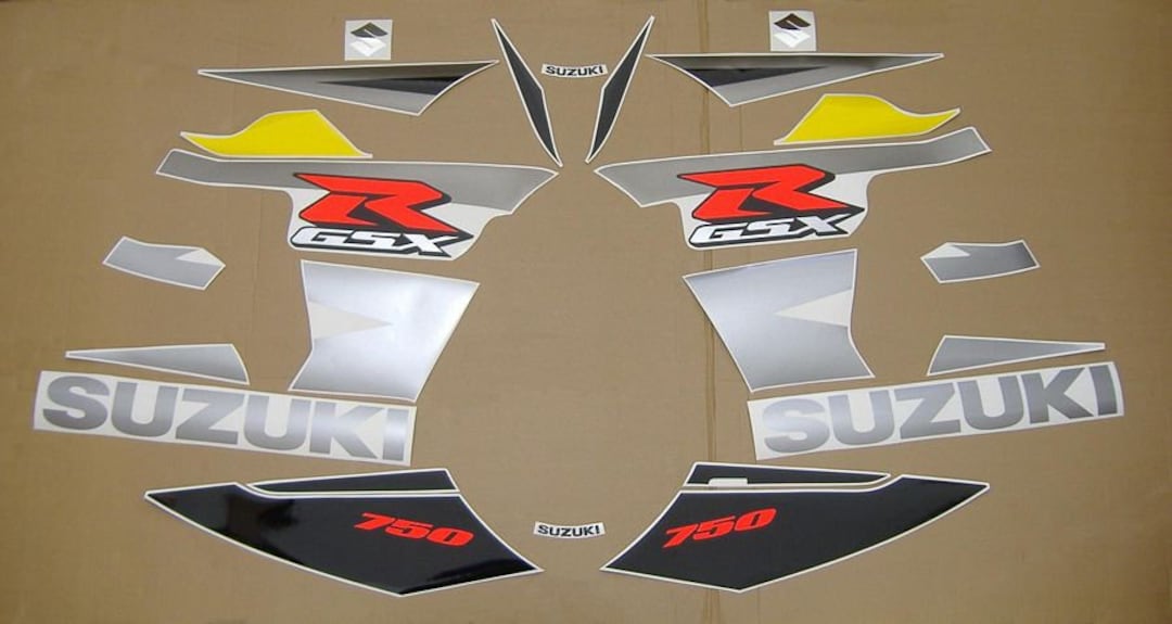 Suzuki GSX-R 750 2004 Full Replacement Decals Stickers Set Reproduction ...