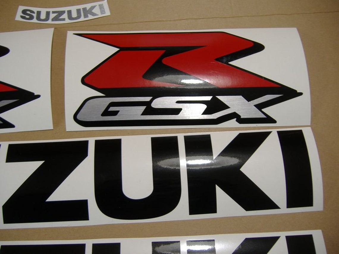 Suzuki GSX-R 750 2007 Complete Replica Decals Kit Stickers Reproduction ...