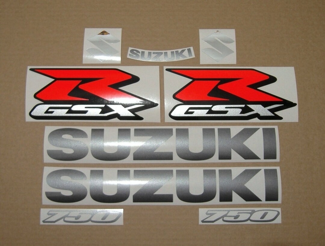 Suzuki GSX-R 750 2015 2016 Full Replacement Decals Kit Complete Pattern ...