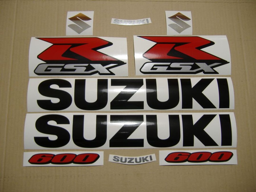 Suzuki GSX-R 600 2007 Replacement Decals Stickers Reproduction Graphics ...