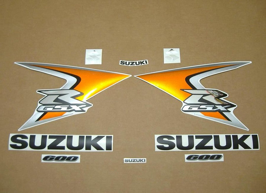 Suzuki GSX-R 600 2008 Full Decals Set Stickers Kit Reproduction ...