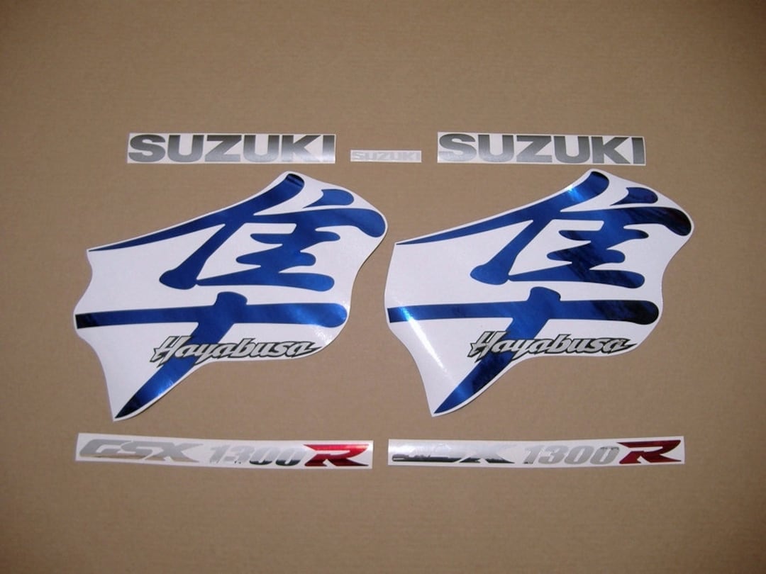 Suzuki Hayabusa 1999-2000 First Edition Model Replacement Decals ...