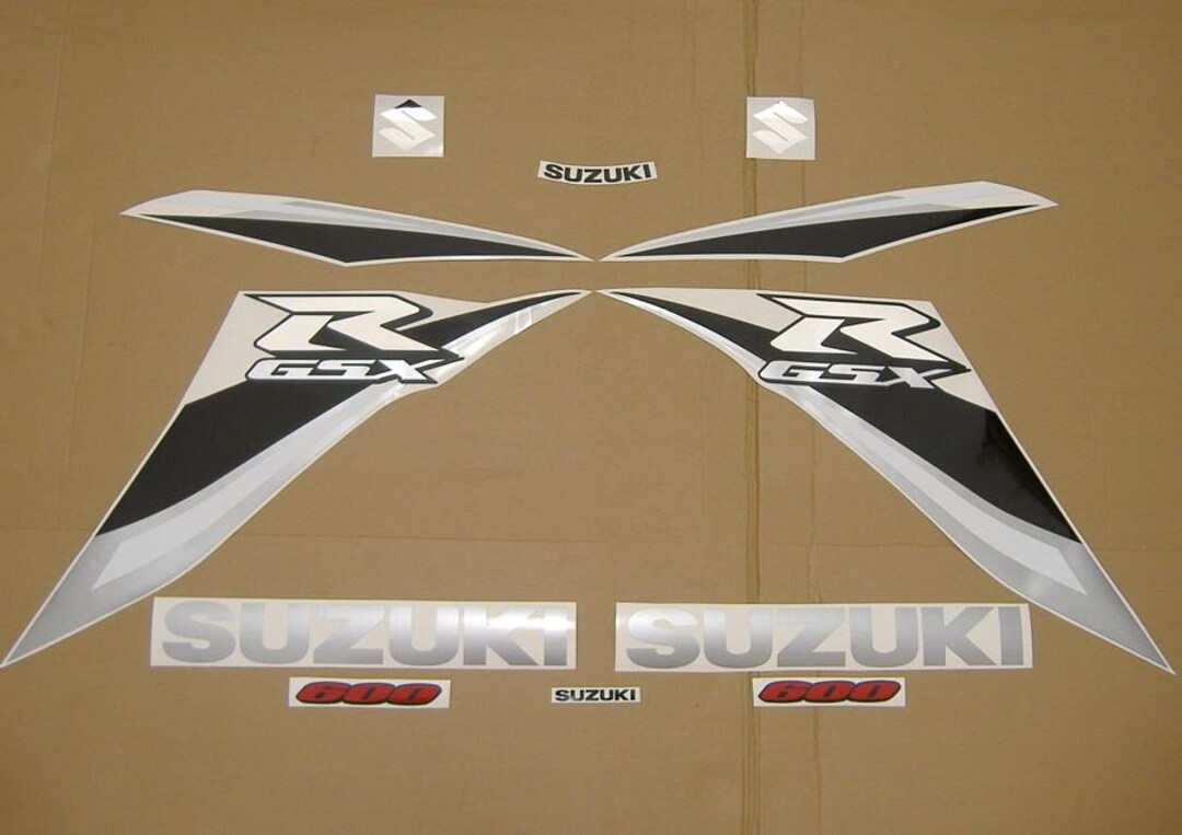 Suzuki GSX-R 600 2009 Replica Complete Decals Stickers Set Reproduction ...