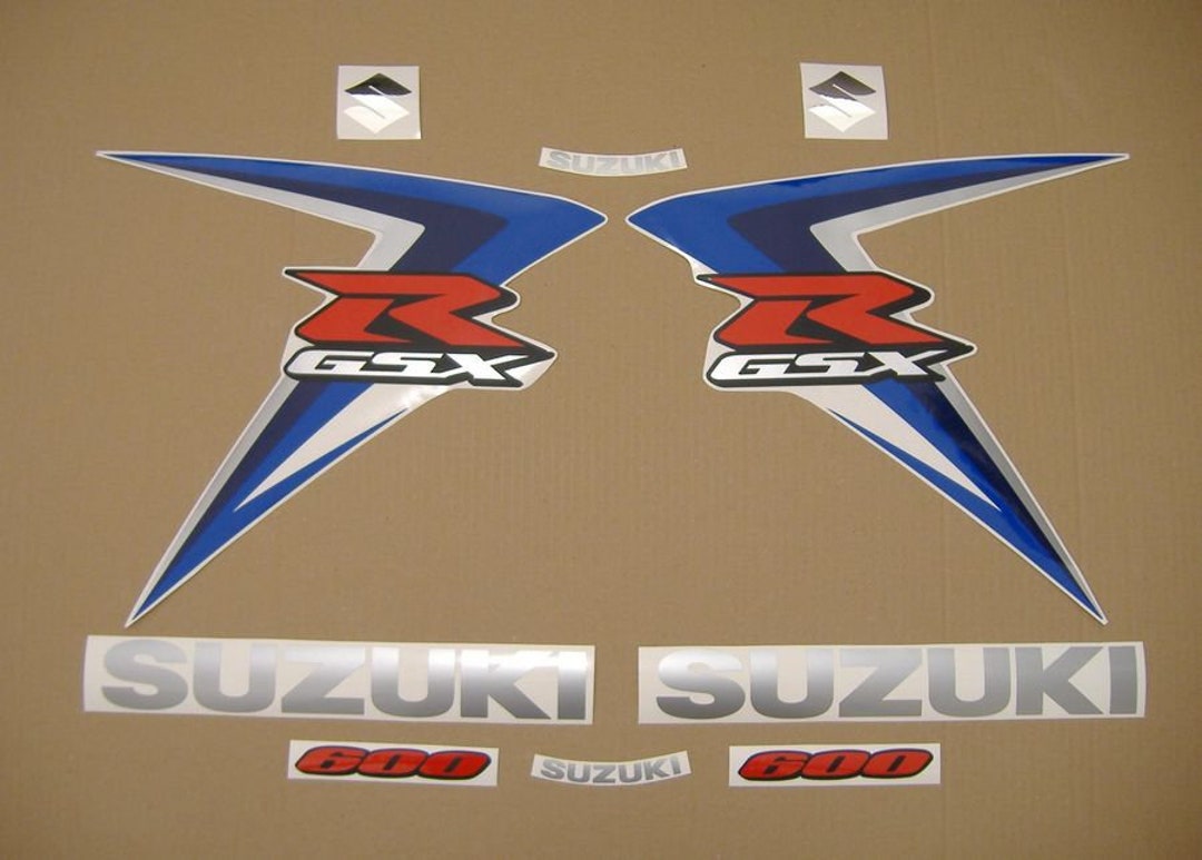 Suzuki GSX-R 600 2007 Full Replacement Decals Stickers Set Reproduction ...