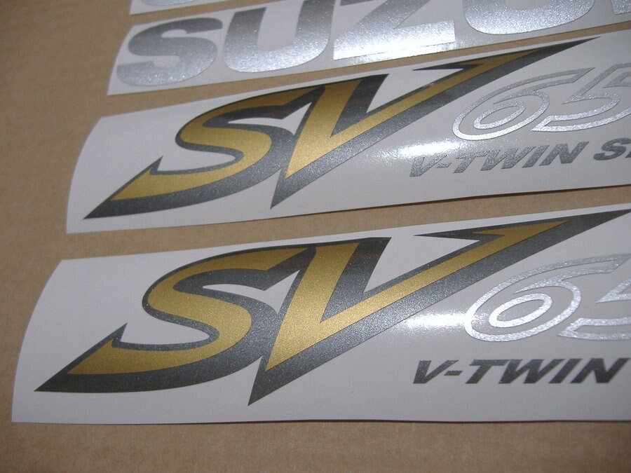 Suzuki SV 650S 2002 complete decals stickers set kit graphics | Etsy