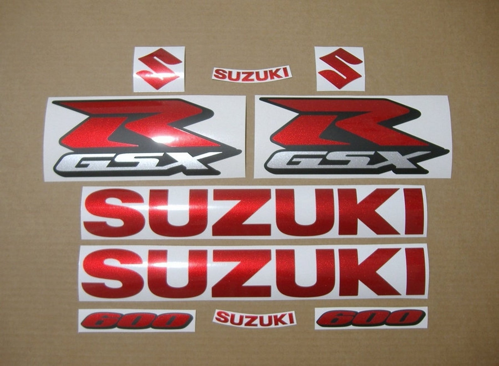 Suzuki GSX-R 600 /750 /1000 Metallic Cherry Red Custom Replacement ...