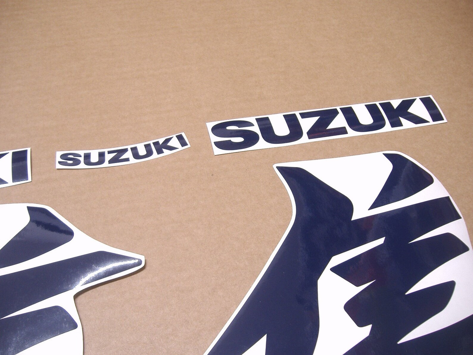 Suzuki Hayabusa 2021 Custom Navy (dark) Blue Color Decals Set Stickers ...