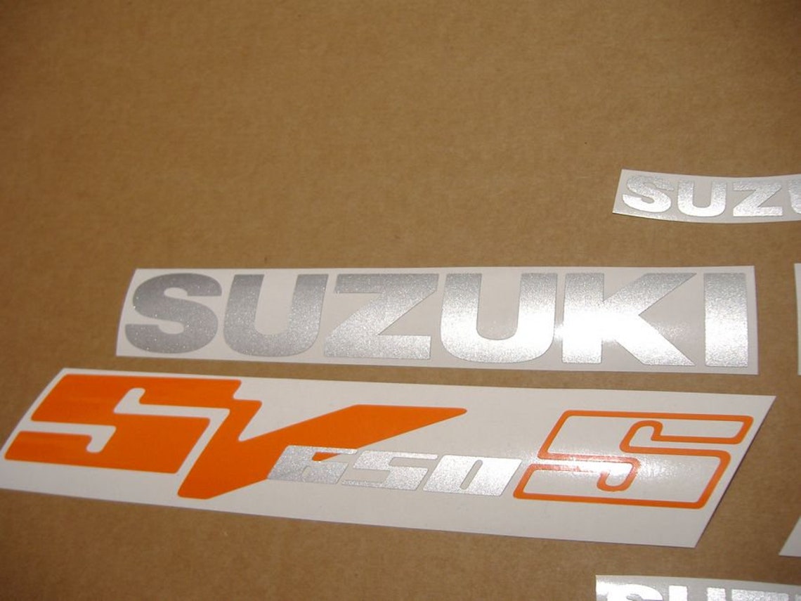 Suzuki SV650S 2003 2004 replacement decals stickers kit set | Etsy