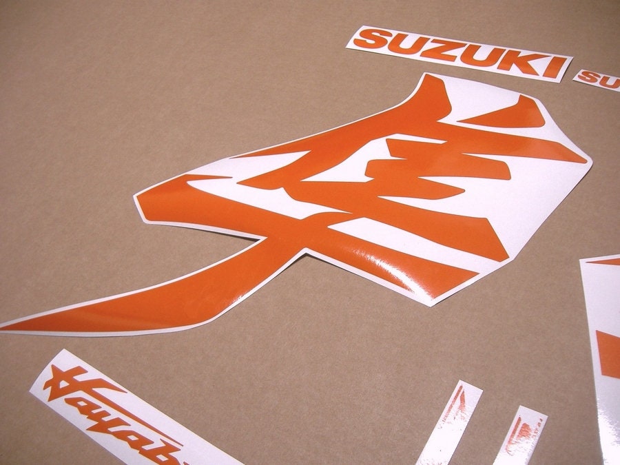 Suzuki Hayabusa 2021 - Onwards Custom Light Reflective Orange Color ...