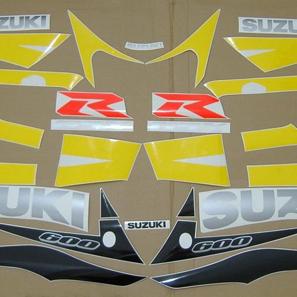 Suzuki Gsxr 600 2003 Decals - Etsy