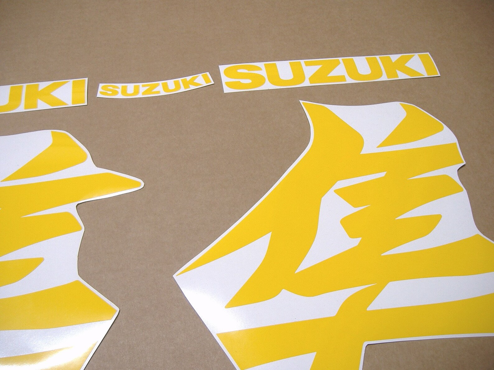 Suzuki Hayabusa 2021 - Onwards Custom Yellow Color Complete Decals Set ...