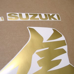 Suzuki Hayabusa 2021 - Onwards Custom Gloss Gold Color Decals Set ...