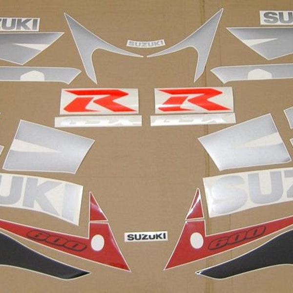 Suzuki Gsxr 600 2003 Decals - Etsy