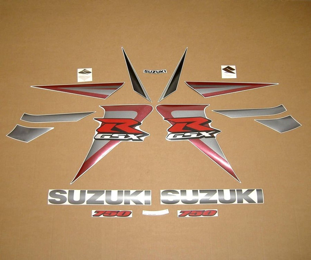 Suzuki GSX-R 750 2006 Replacement Decals Kit Stickers Reproduction ...