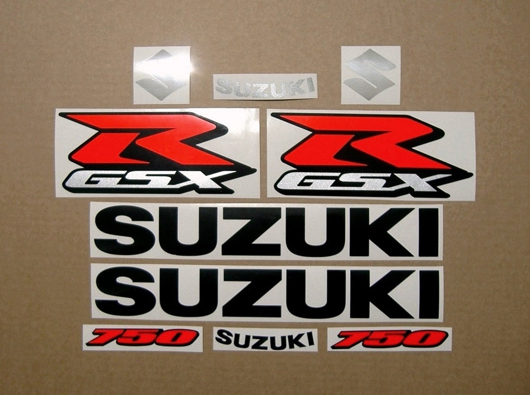 Suzuki GSX-R 750 2013 2014 Complete Decals Set Stickers Reproduction ...