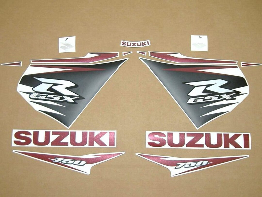 Suzuki GSX-R 750 2012 Decals Kit Complete Aftermarket Stickers Set ...