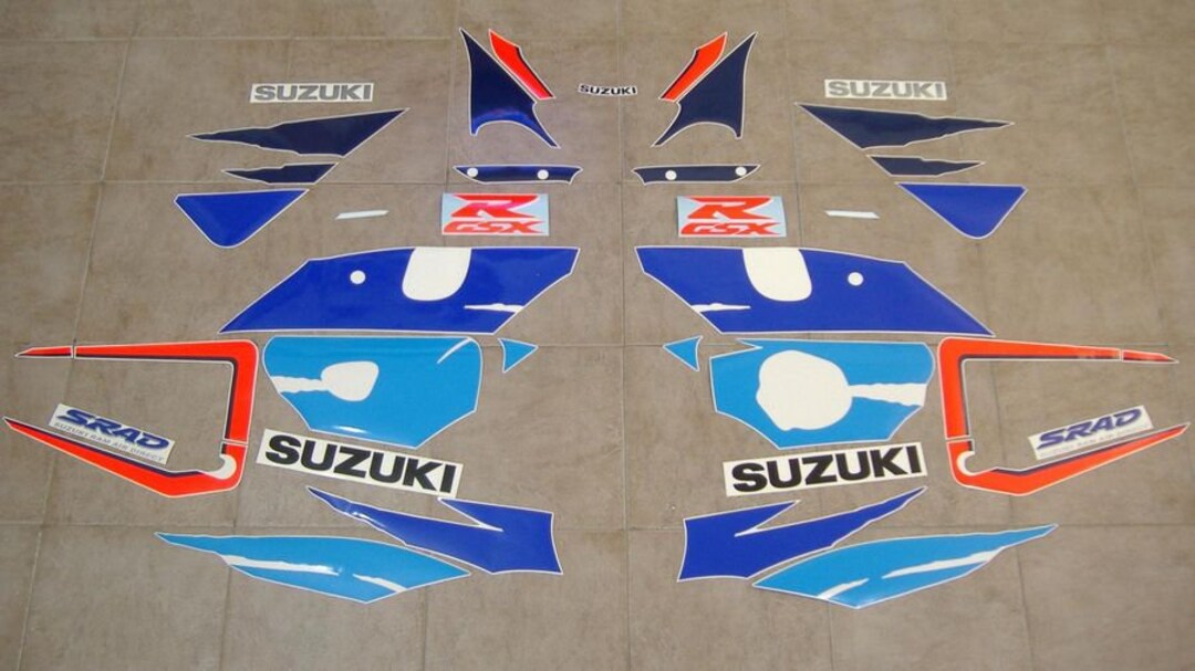 Suzuki GSX-R 750 SRAD 1997 Compleyt Replacement Decals Stickers ...