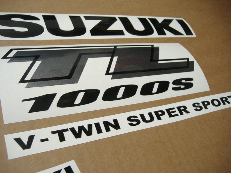 Suzuki TL 1000S 1999 Complete Aftermarket Decals Stickers Kit ...