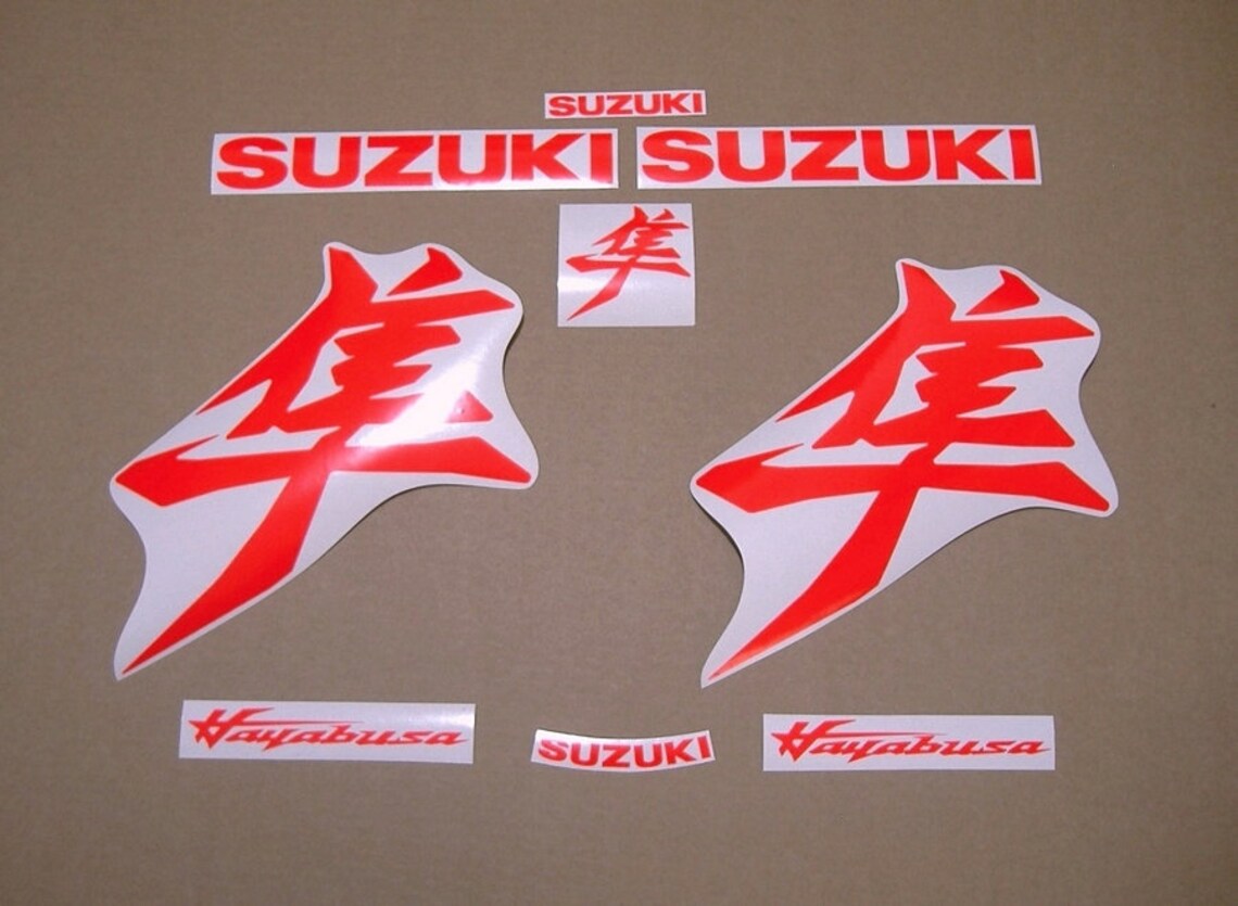 Suzuki Hayabusa New Logo 2021 Black Custom Aftermarket Decals | Etsy