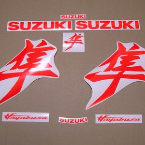 Suzuki Hayabusa New Logo 2021 Black Custom Aftermarket Decals Stickers ...
