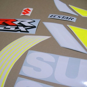 Suzuki GSXR Motogp Ecstar Racing Replica Replacement Decals Stickers ...