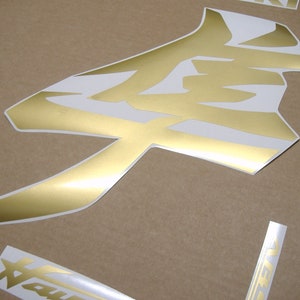 Suzuki Hayabusa 2021 - Onwards Custom Gloss Gold Color Decals Set ...